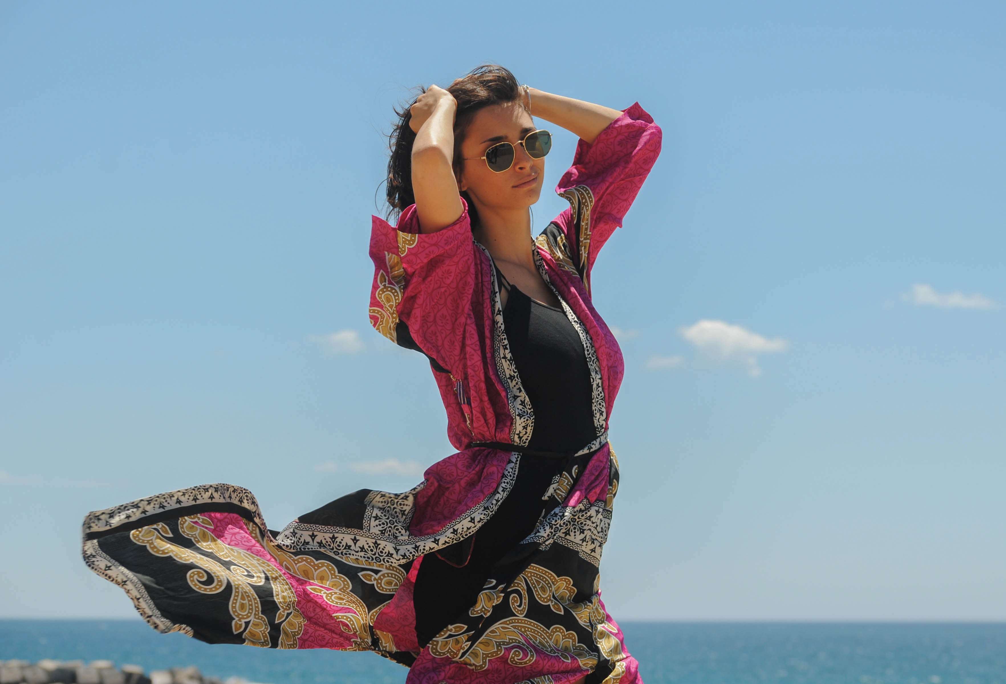 AMORES | Contemporary kimonos in silk saris recycled. – amoreswearshop